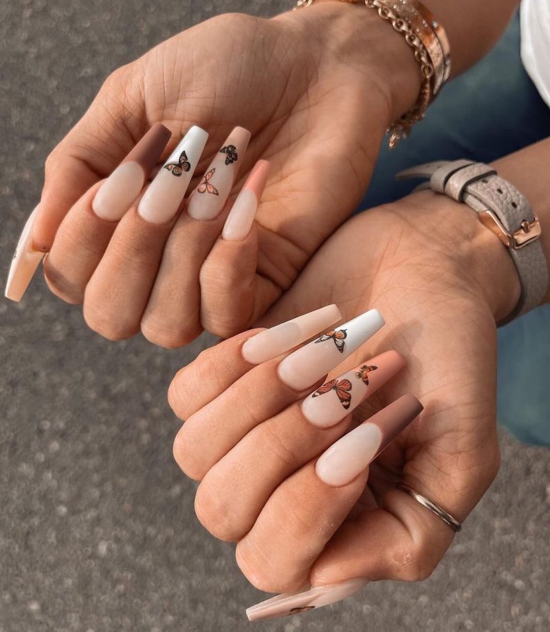 40 Beautiful Simple Acrylic Nail Ideas for Any Season – MorningKo