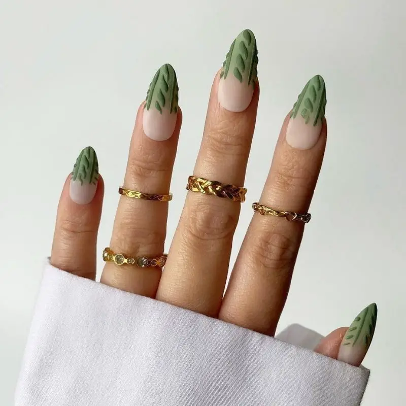 The Cool-Girl Nail Shade: 28 Sage Green Nails for Any Occasion – MorningKo