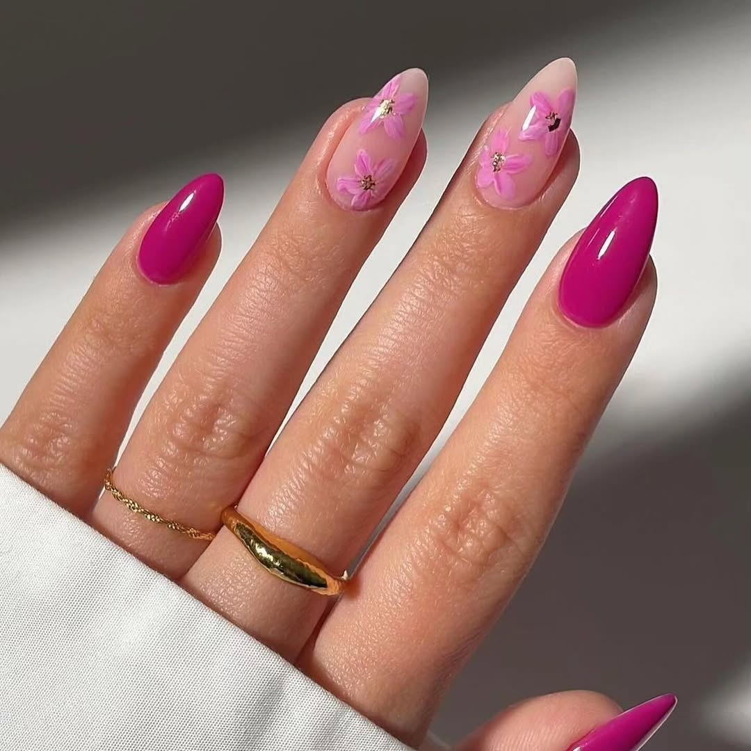 36 Floral Nail Designs To Copy This Spring – MorningKo