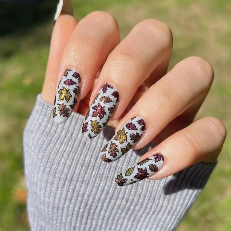 80 Bright Fall Nail Art Designs You Will Love – MorningKo