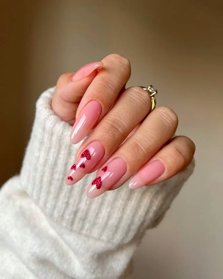 Heart Nails Art Ideas: 70 Photos To Get Inspired - MorningKo