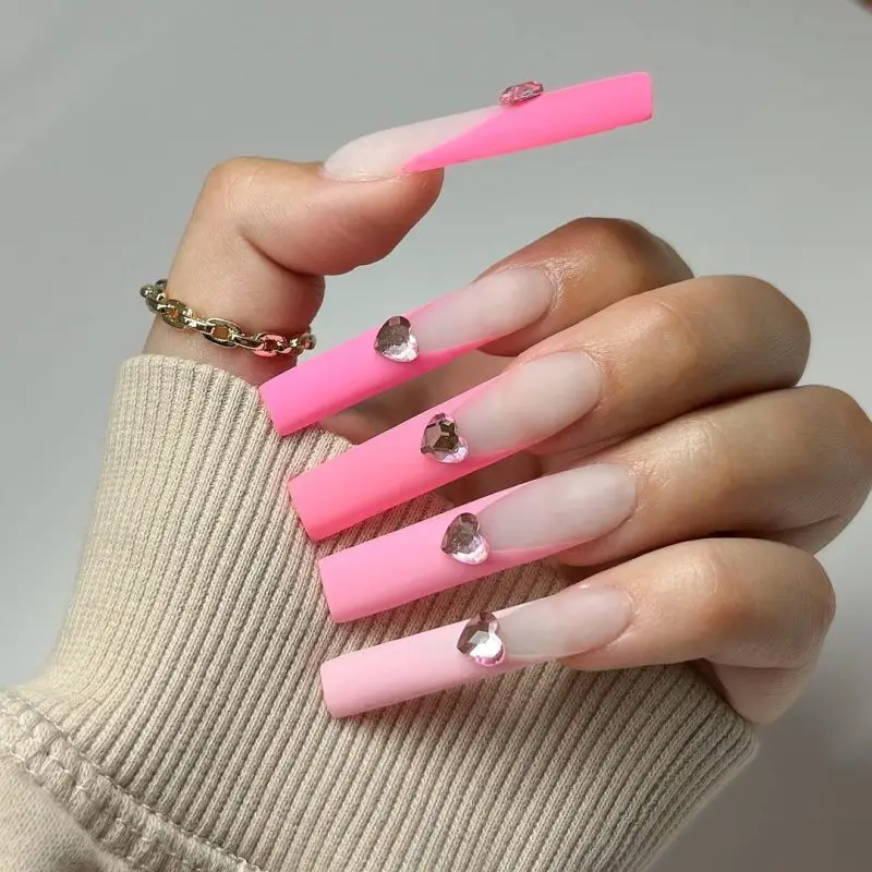 Heart Nails Art Ideas: 70 Photos To Get Inspired - MorningKo