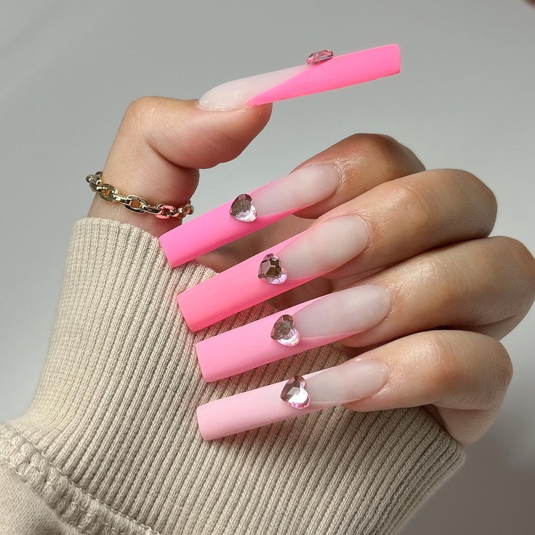 Heart Nails Art Ideas: 70 Photos To Get Inspired - MorningKo