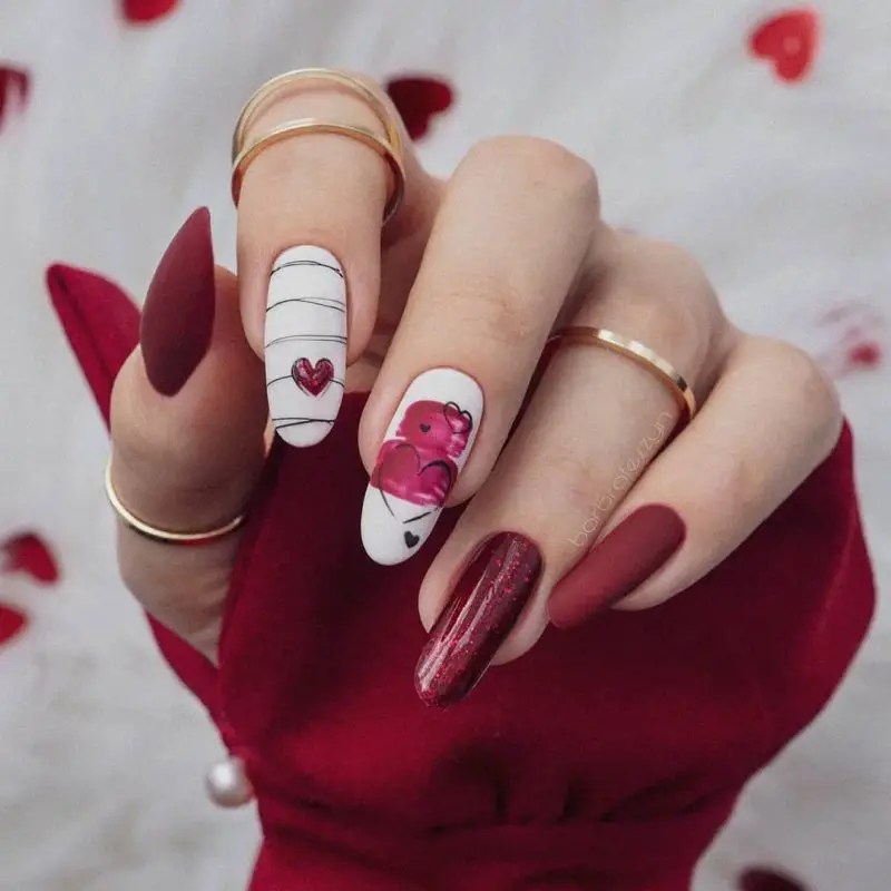 February Manicures: 30 Super Cute February Nail Designs To Rock in 2026 ...