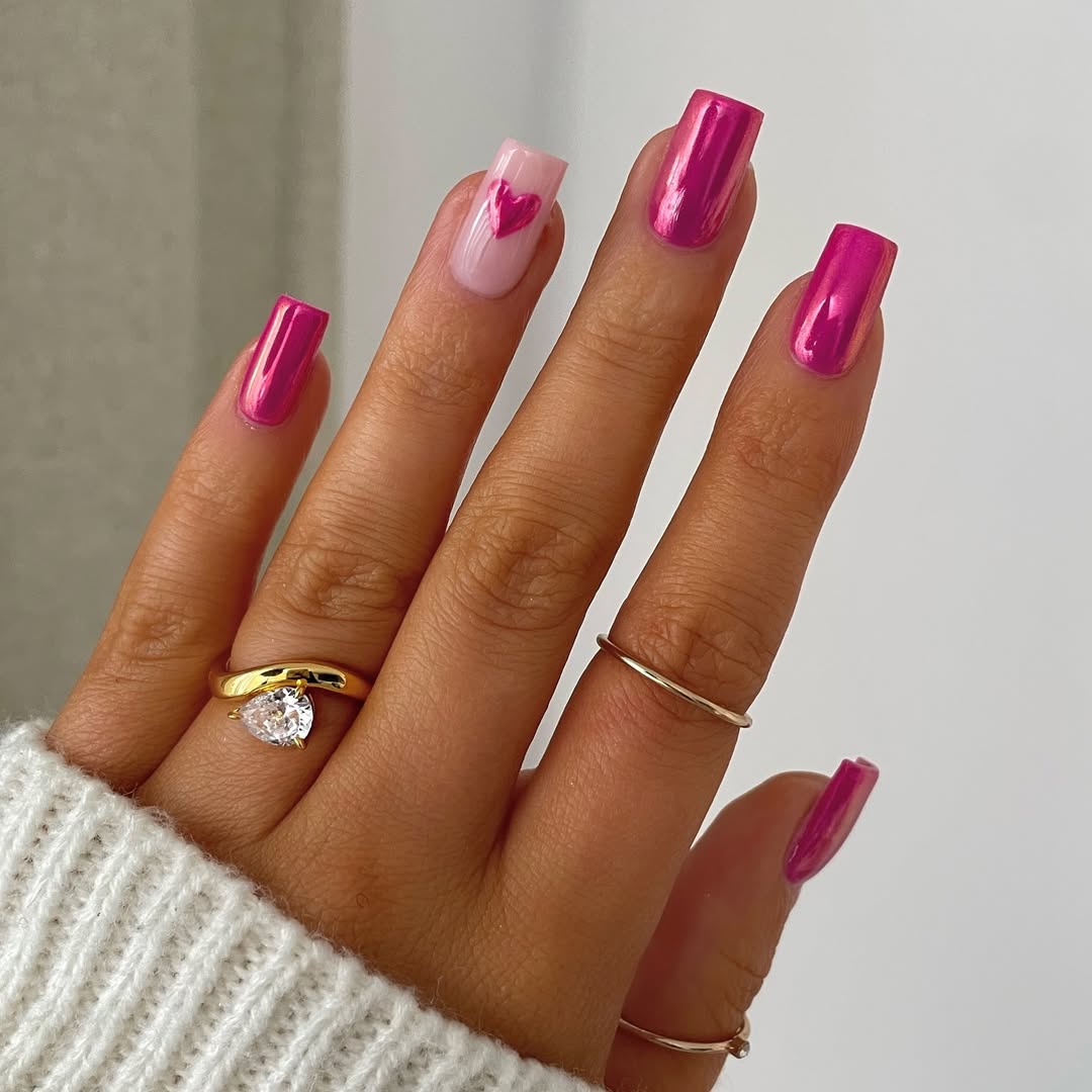 Heart Nails Art Ideas: 70 Photos To Get Inspired – MorningKo