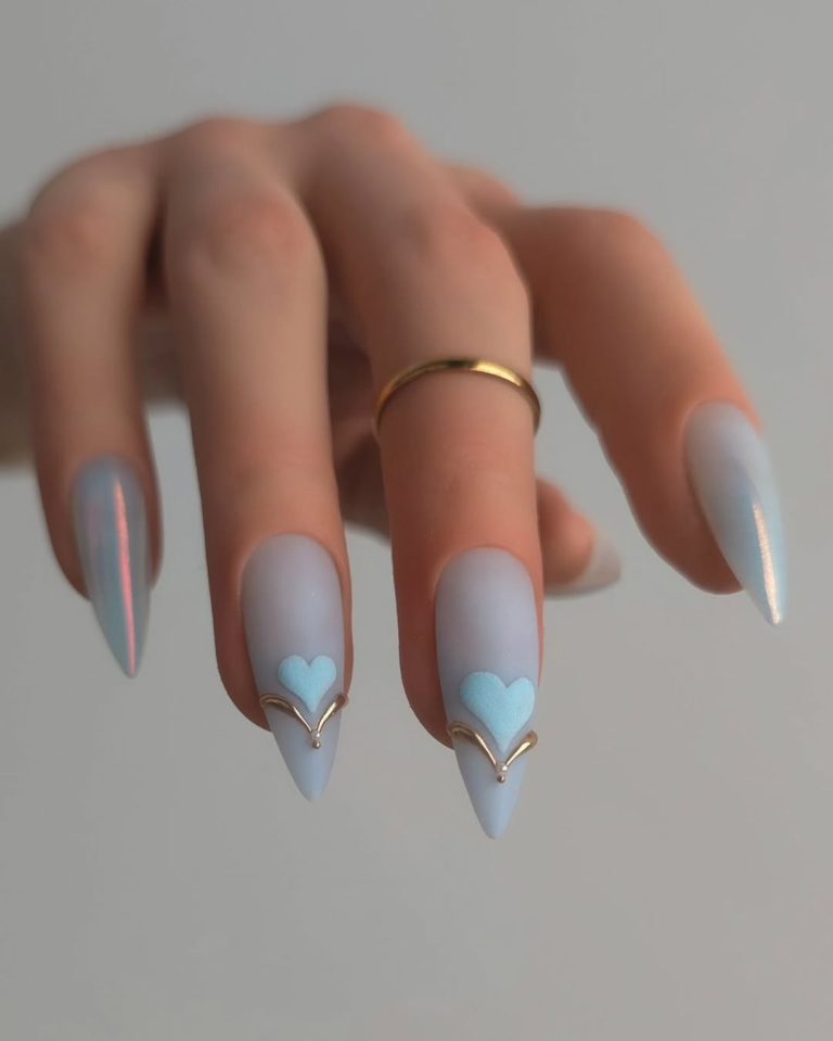 Heart Nails Art Ideas: 70 Photos To Get Inspired – MorningKo