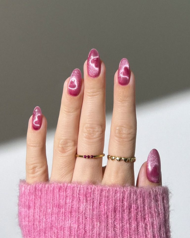 Heart Nails Art Ideas: 70 Photos To Get Inspired – MorningKo