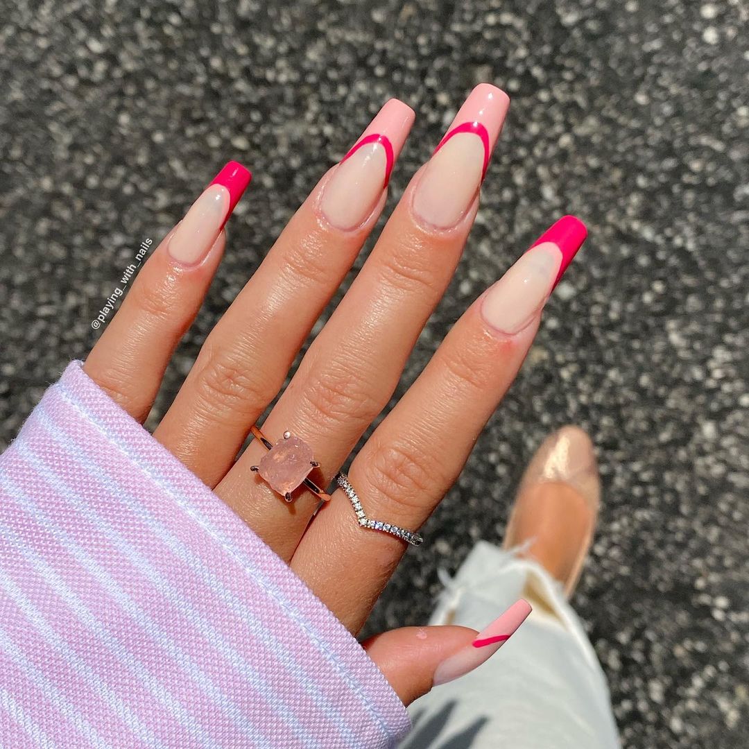 25 French Tips Summer Nails For a Chic Cute Look – MorningKo