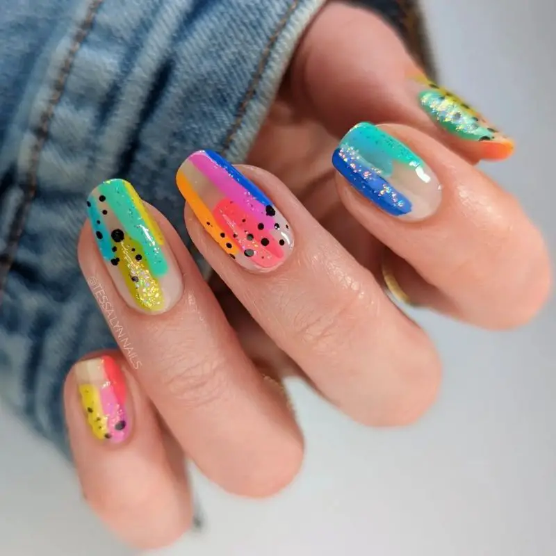 Abstract Nail Art Designs to Get Inspired for Creative Manicures ...