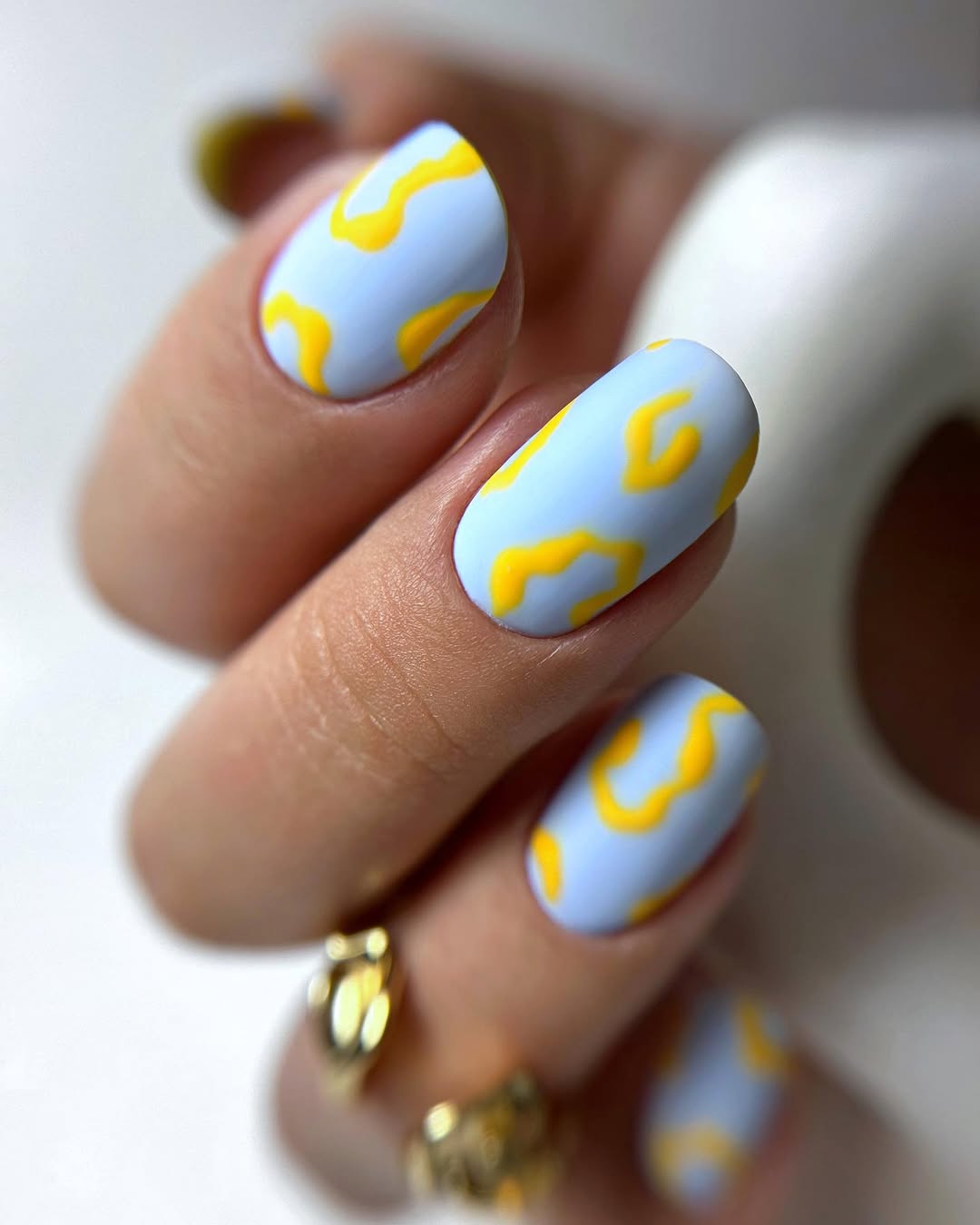 Baby Blue Nail Designs For Spring Mood – MorningKo