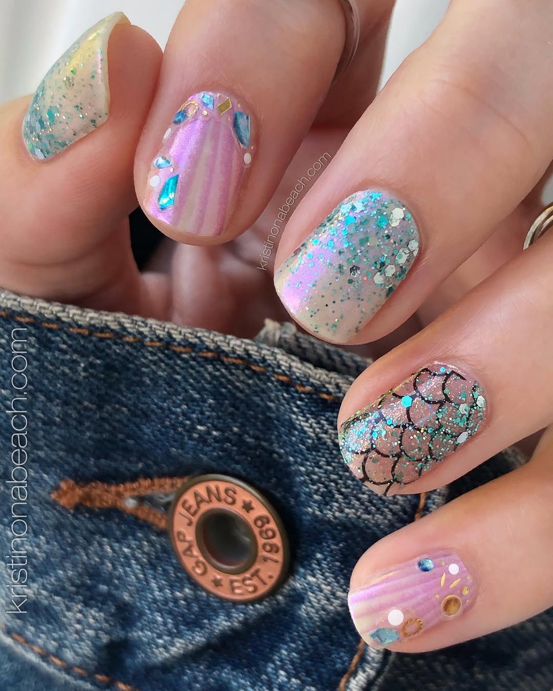 24 Stunning Mermaid Nail Ideas To Transform This Summer Mani – MorningKo