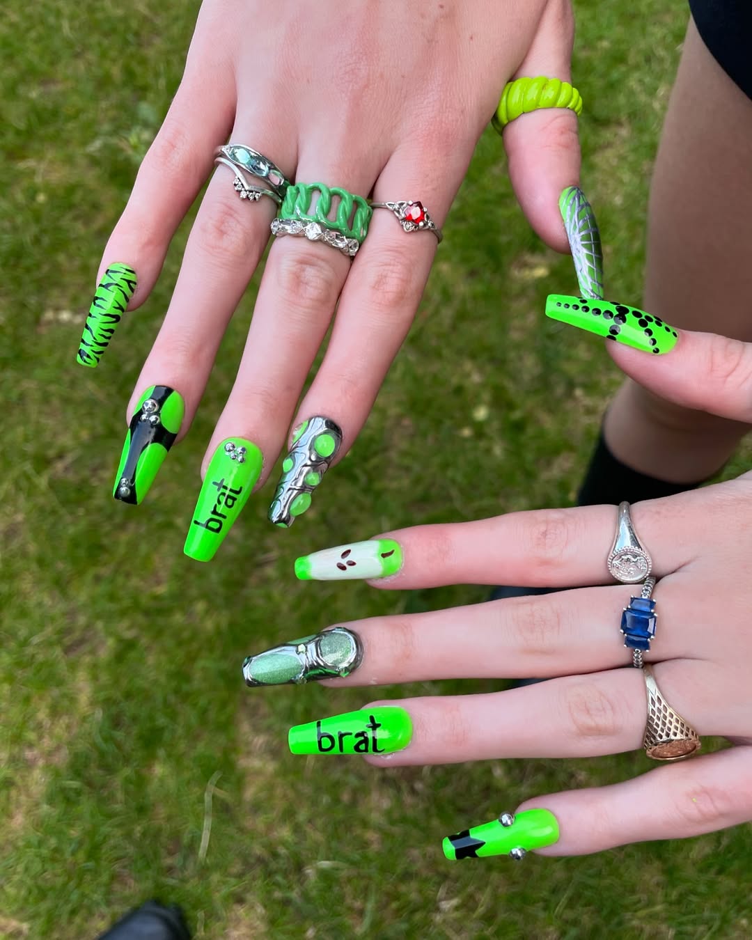 29 Brat Nail Ideas for Summer Core Style That Are Bold, Fun & Totally ...