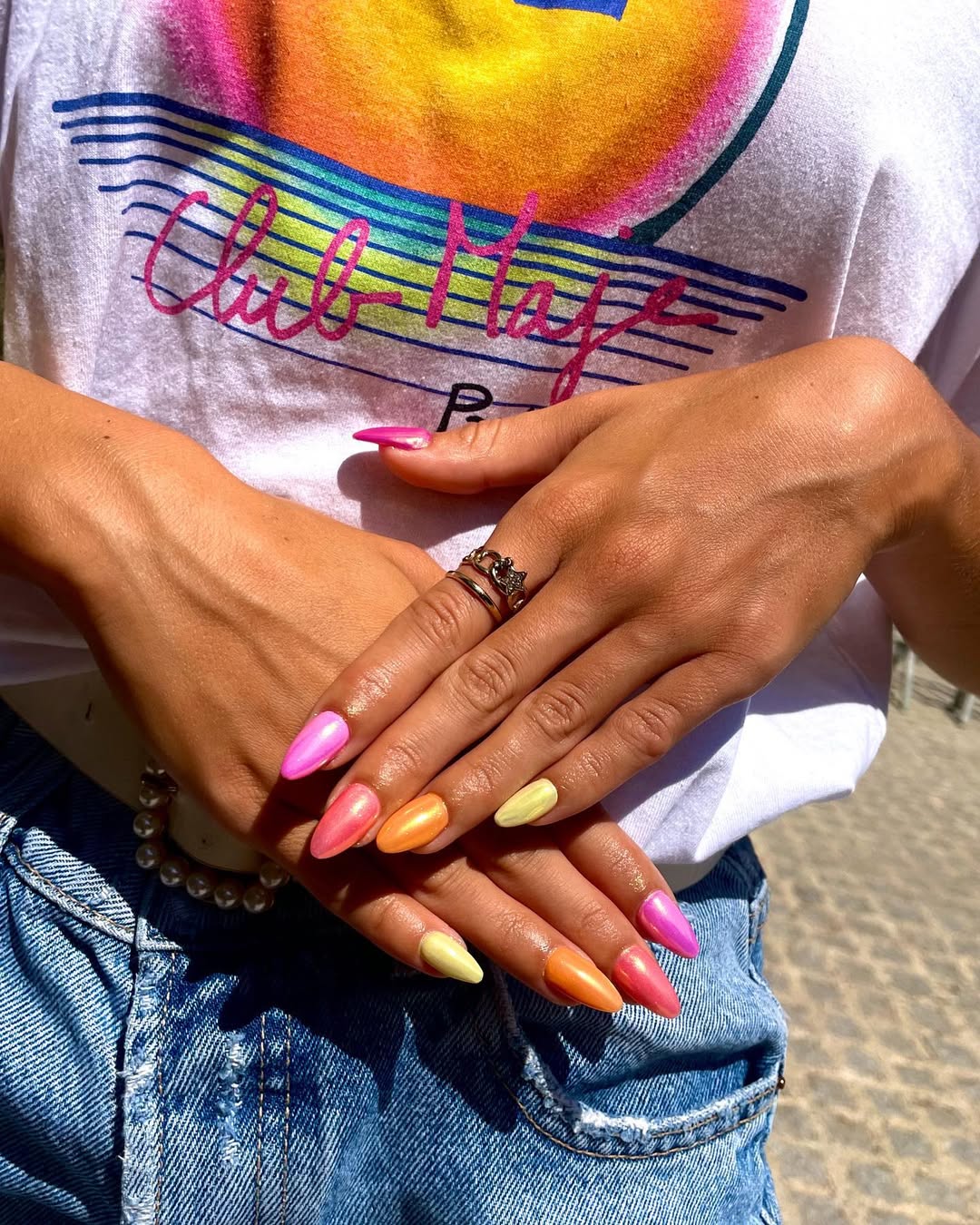 28 Succinct Sunset Ombre Nails For Groovy Summer Vibes! – MorningKo