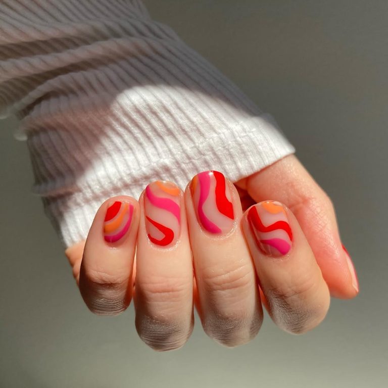 28 Succinct Sunset Ombre Nails For Groovy Summer Vibes! – MorningKo
