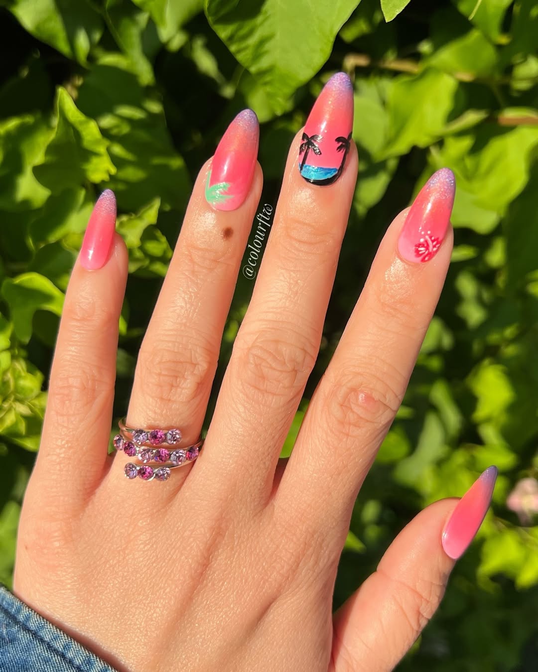 28 Succinct Sunset Ombre Nails For Groovy Summer Vibes! – MorningKo