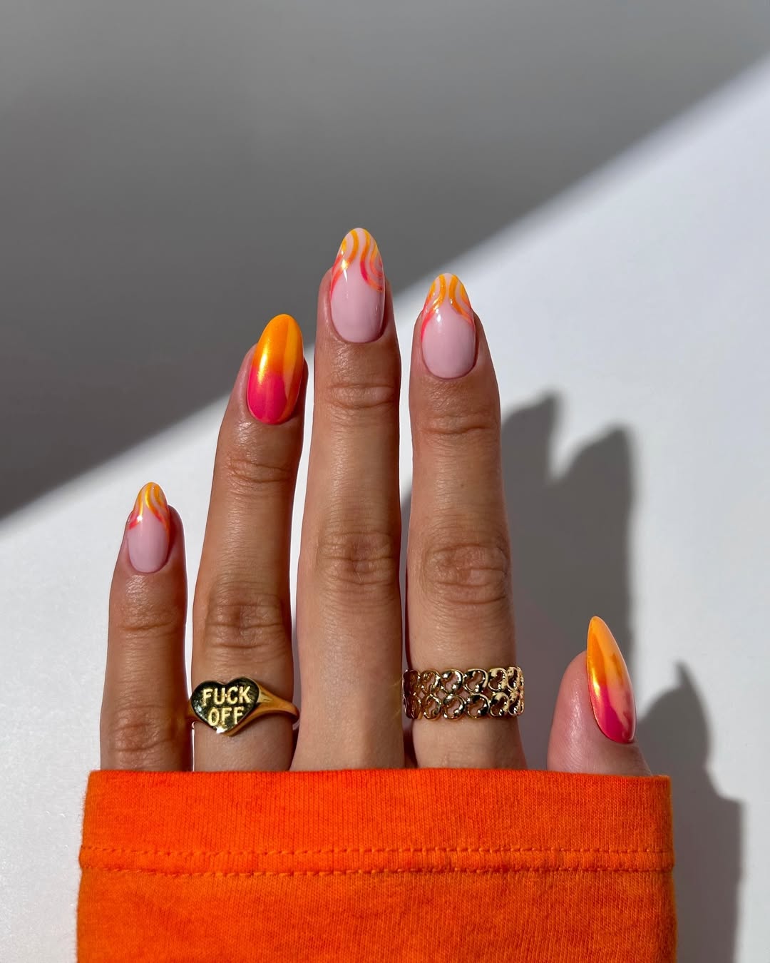 28 Succinct Sunset Ombre Nails For Groovy Summer Vibes! – MorningKo