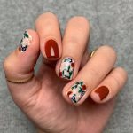 23 Floral Nail Design That Make Cutest Fall Mani – MorningKo