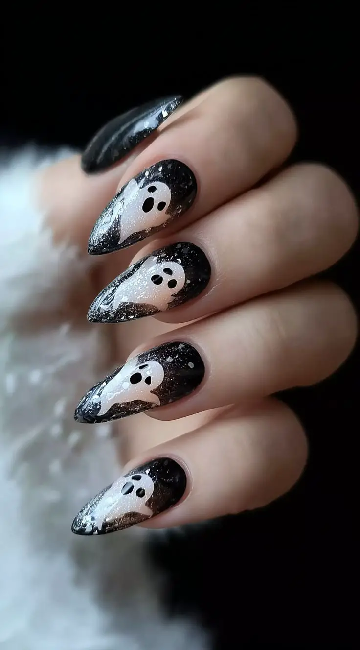 Ghostie Nail Ideas To Spook Out This Autumn – MorningKo