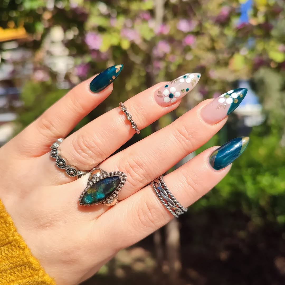 23 Floral Nail Design That Make Cutest Fall Mani – MorningKo