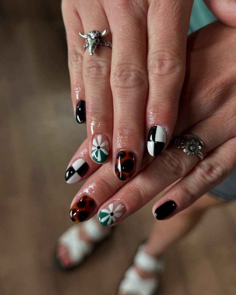 45 Tortie Nail Ideas That Will Be So Hot This Autumn – MorningKo