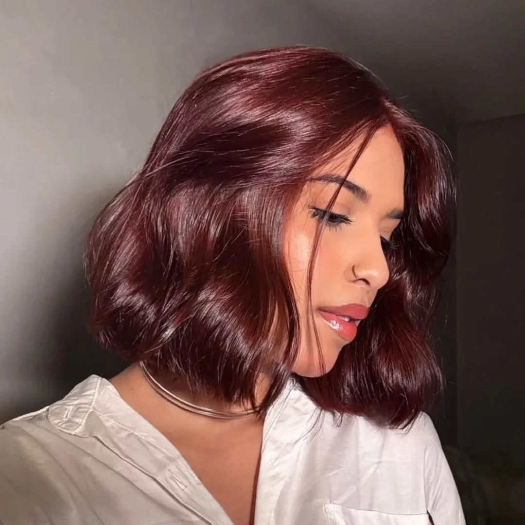 25 Cherry Red Hair Color & Hairstyle Ideas That’ll Set Your Look on ...