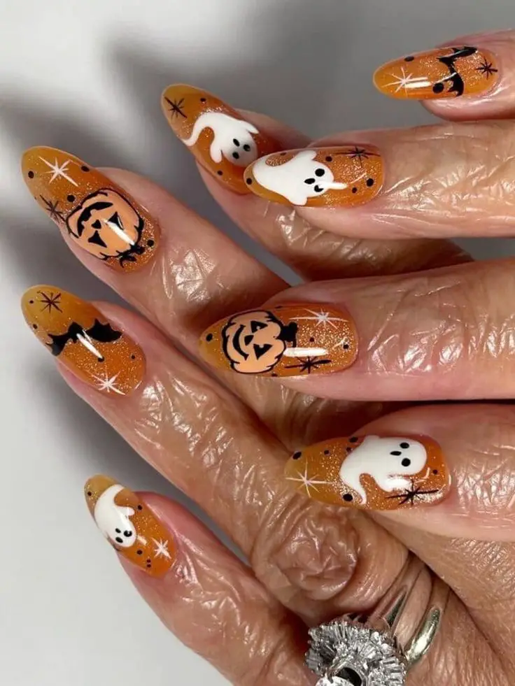 Ghostie Nail Ideas To Spook Out This Autumn – MorningKo