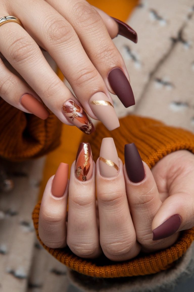Fall Matte Nail Ideas: 28 Gorgeous Looks to Rock This Season – MorningKo
