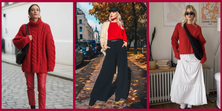 Red Sweater Outfit Ideas: 28 Edgy Cozy Fits – MorningKo
