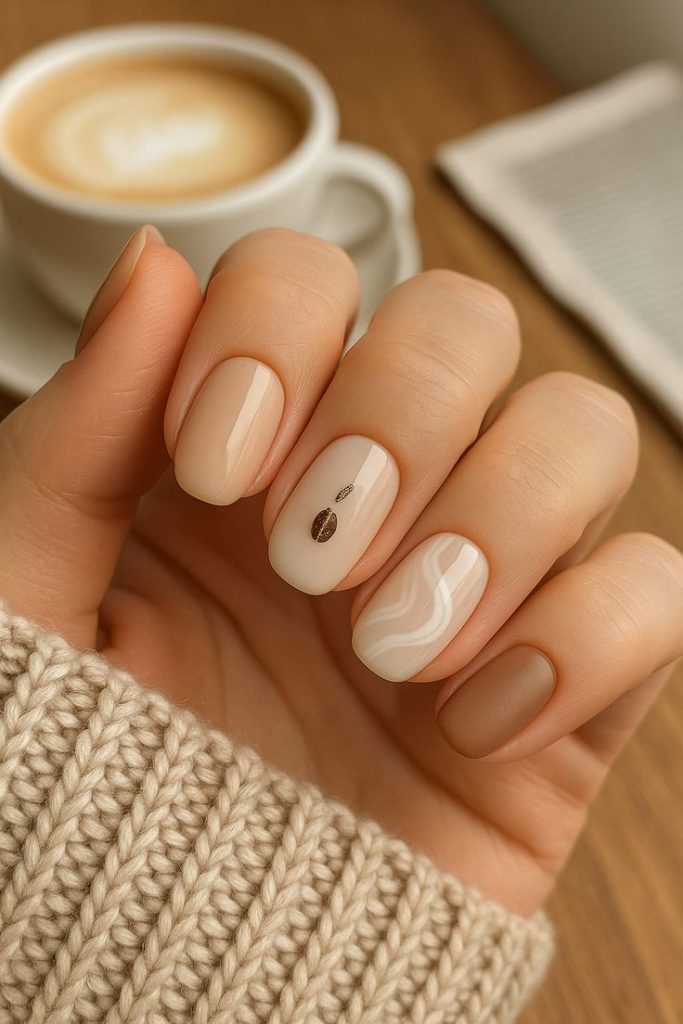 Minimalist Chic Meets Autumn: 30 Sweet and Simple Fall Nail Ideas ...