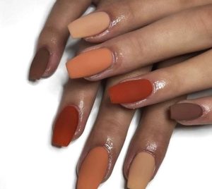 21 Orange Matte Nail Ideas For This Fall – MorningKo