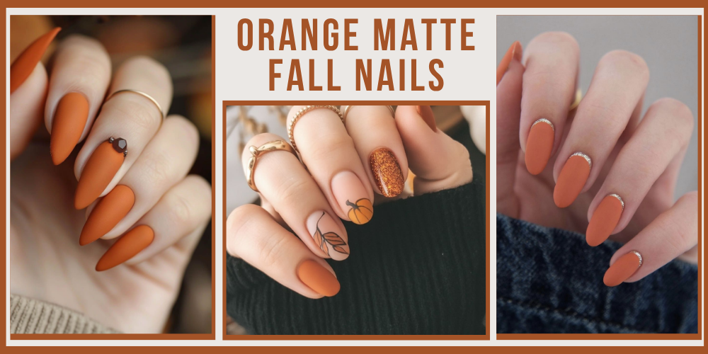 21 Orange Matte Nail Ideas For This Fall – MorningKo