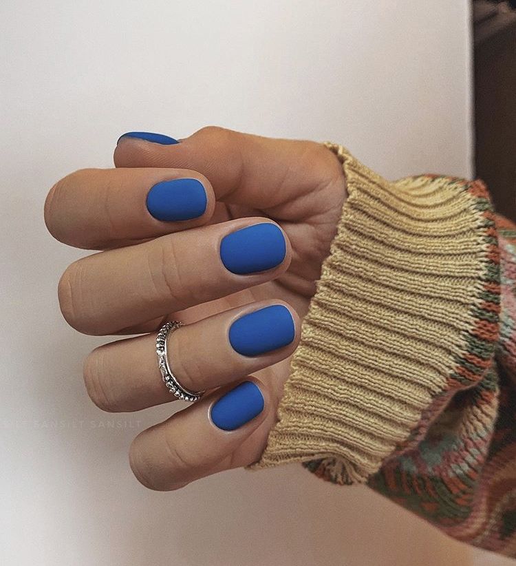 25+ Matte Blue Nail Ideas For Every Season – MorningKo