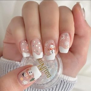 20+ Snowman Nail Ideas For Cutest Winter Mani – MorningKo