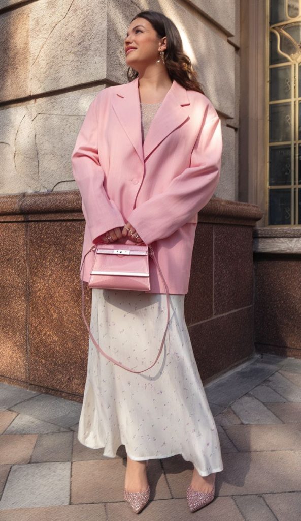 How to Style a Pink Blazer: 21 Trendy & Classy Outfit Ideas – MorningKo
